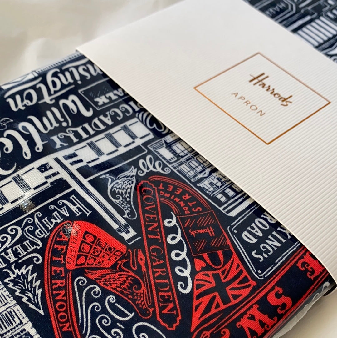 Harrods Picture Font Apron – Belgravia